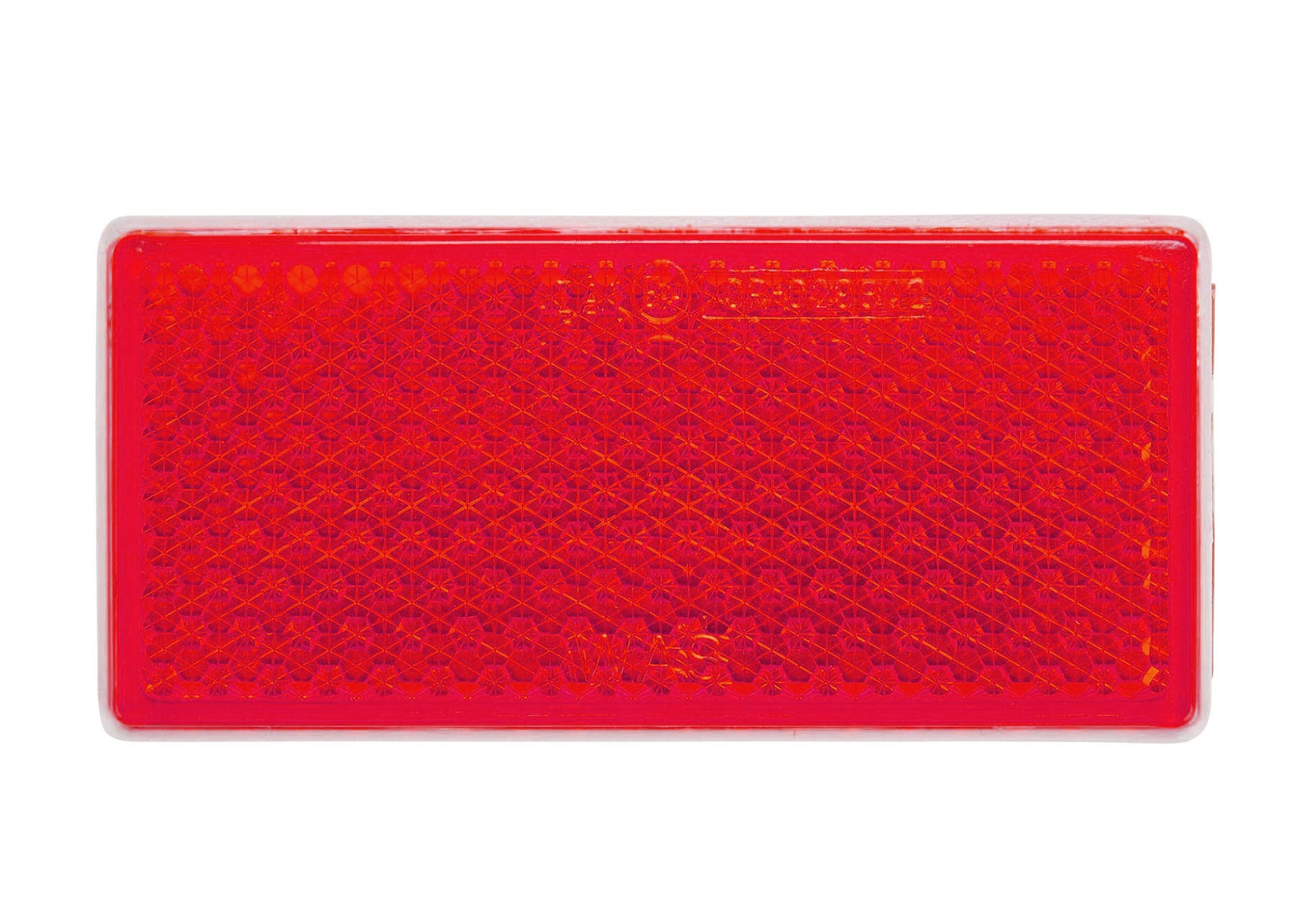 Red Rectangular Reflector